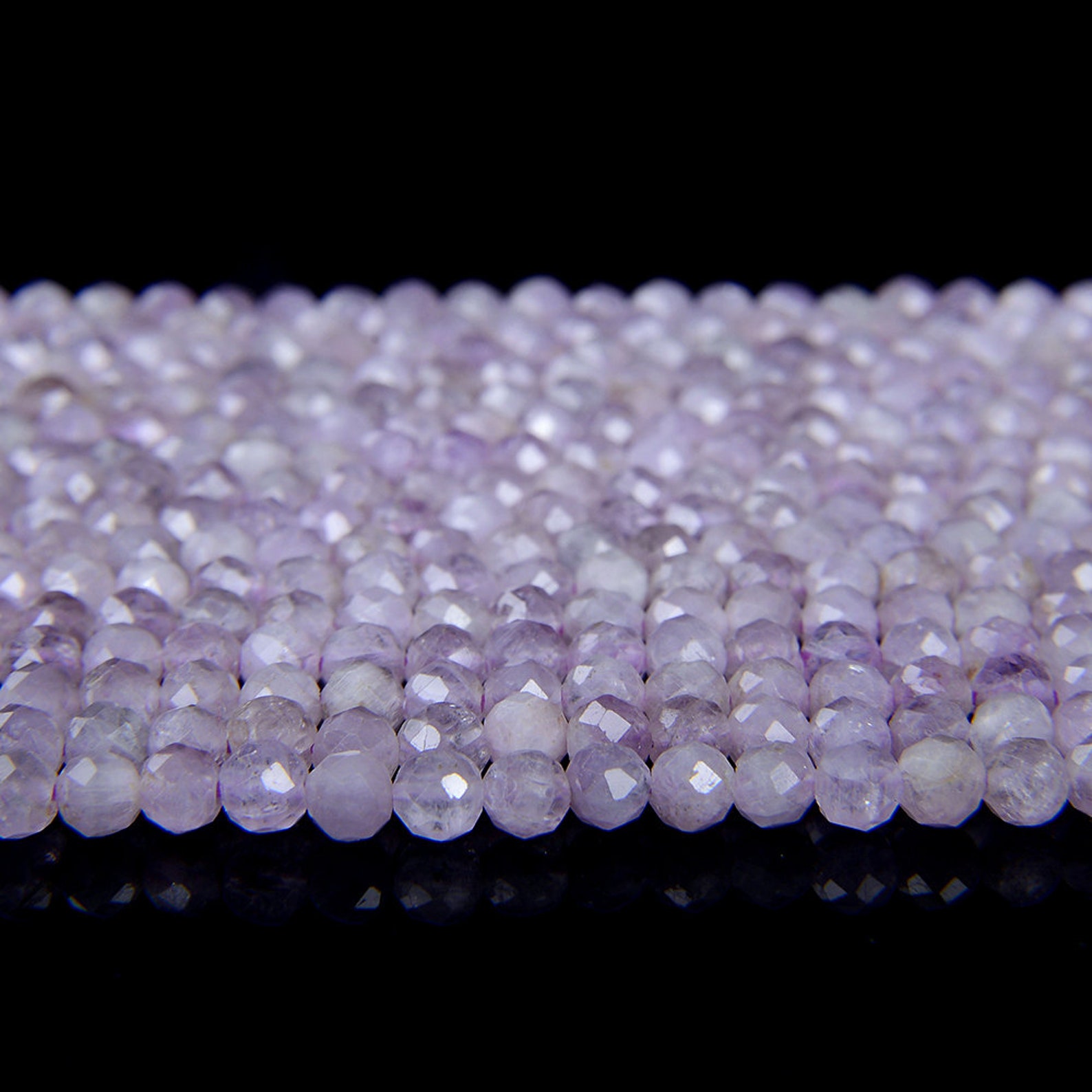 Natural Kunzite Gemstone Violet Purple Grade AA 2mm 3mm 4mm Micro ...