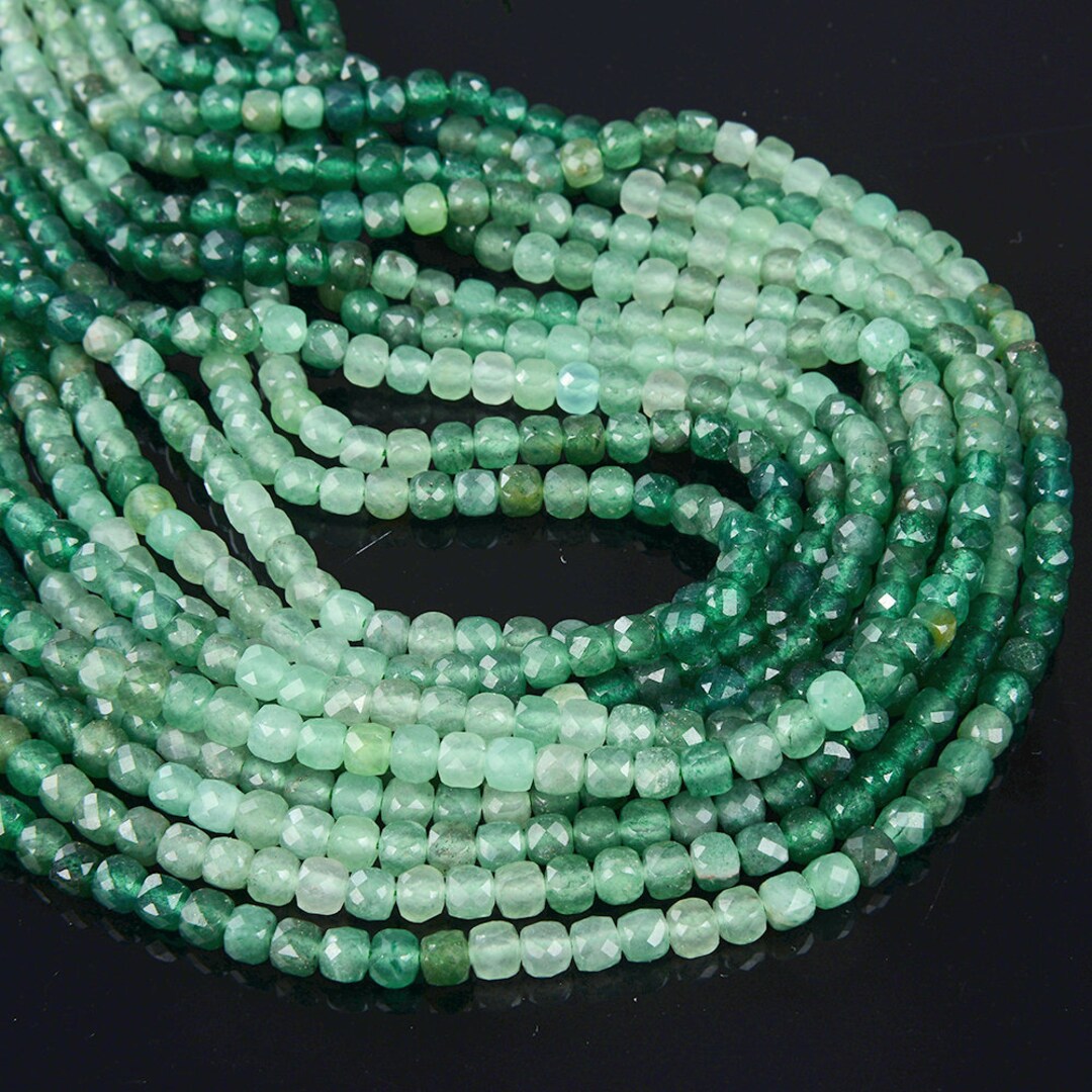 4MM Strawberry Quartz Gemstone Green Grade AAA Micro Faceted - Etsy