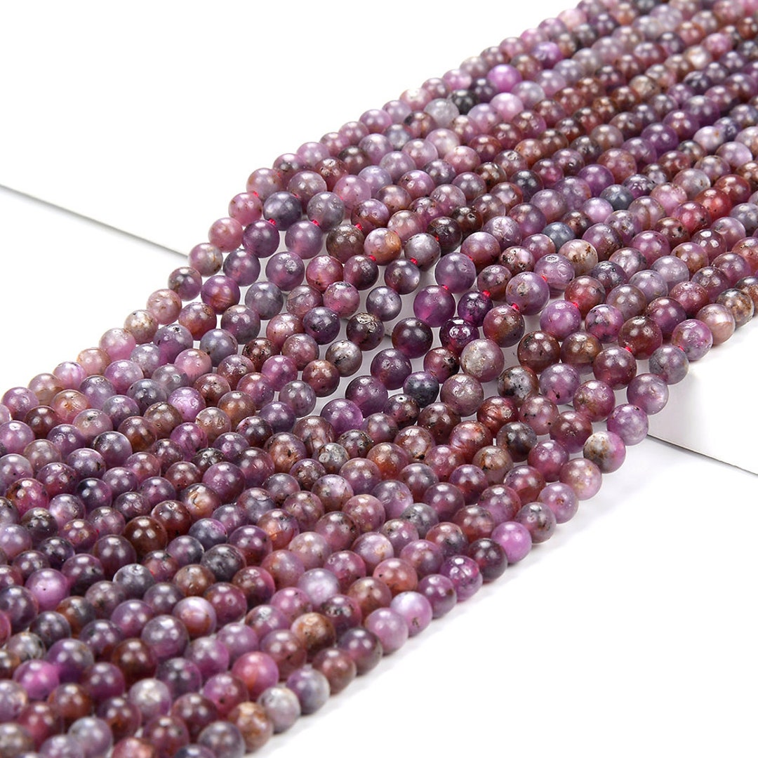 Natural Star Ruby Gemstone Grade A Round 3MM 4MM 5MM Loose Beads (P80 ...