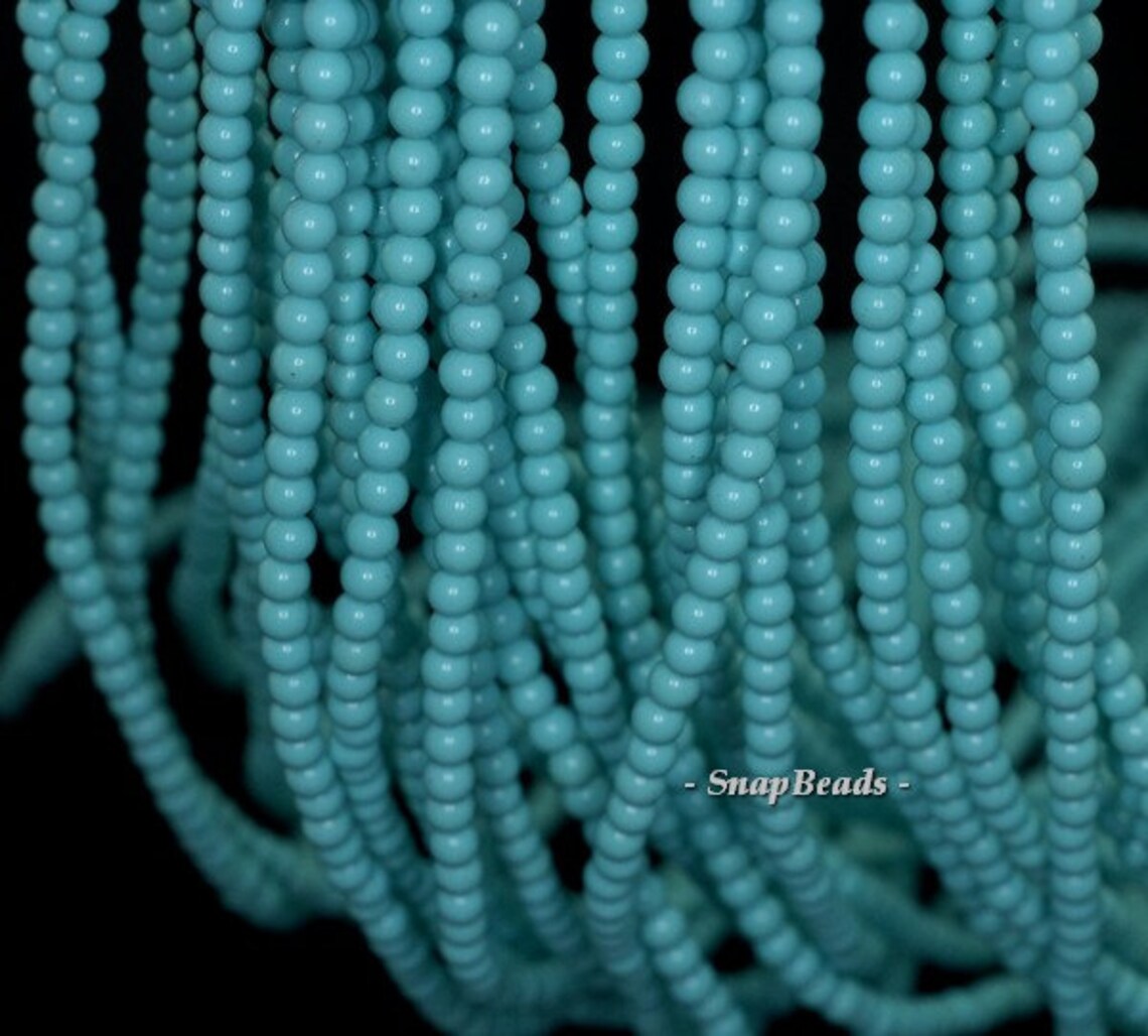 3mm Turquoise Gemstone Sky Blue Round 3mm Loose Beads 16 Inch Full ...