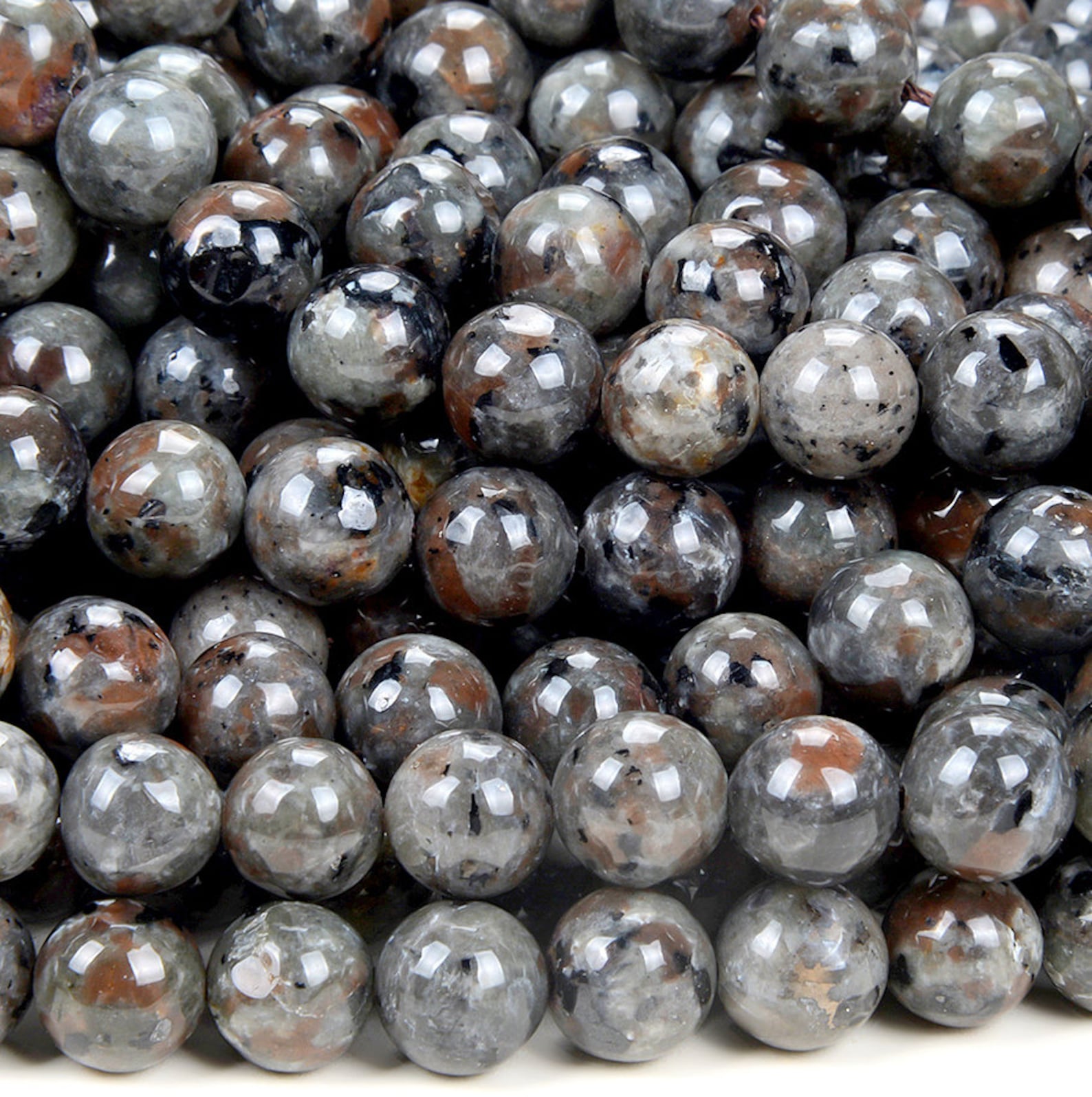 6MM Natural Yooperlite UV Reactive Gemstone Round Loose Beads | Etsy