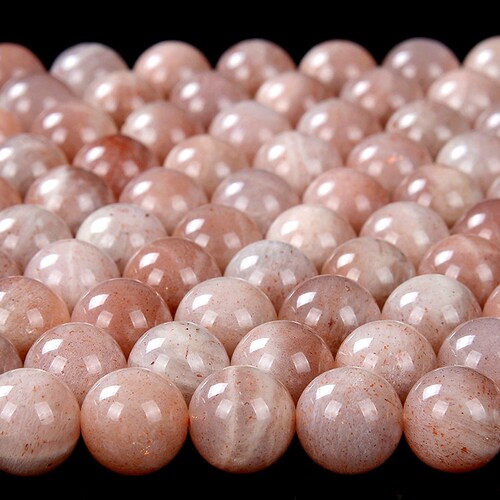 Sunstone Gemstone Grade AAA Round 4MM 6MM 8MM 10MM Loose Beads - Etsy