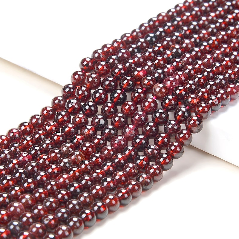 Aaa Grade Garnet Necklace - Etsy