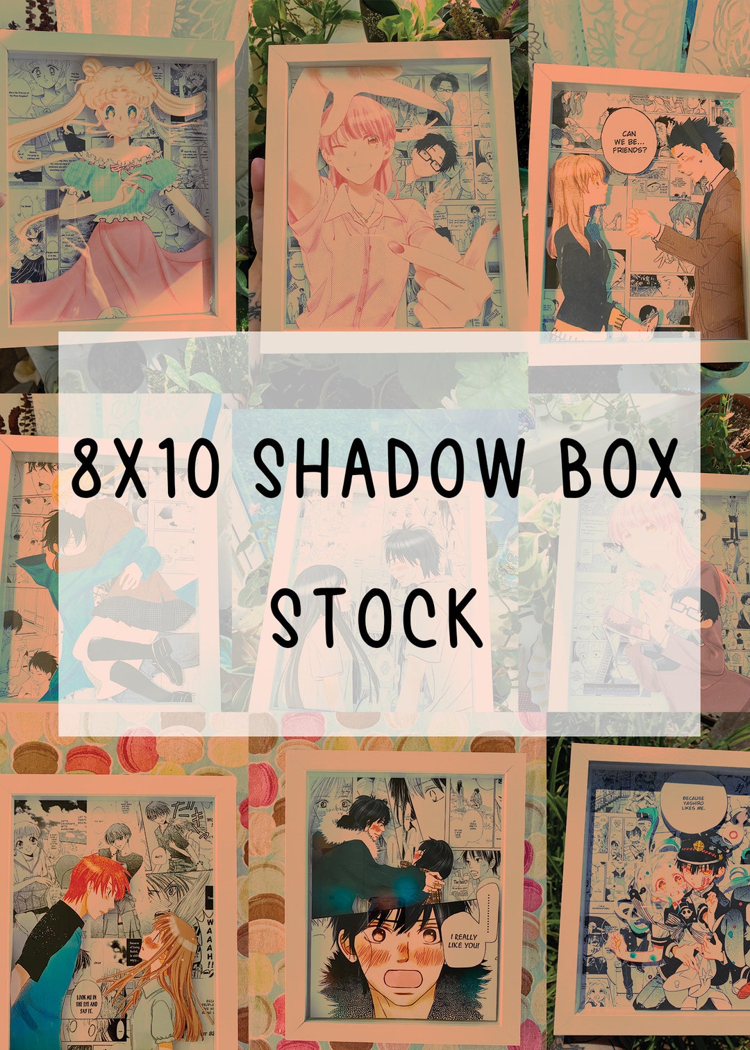 8x10 Anime Manga Shadow Box - Etsy