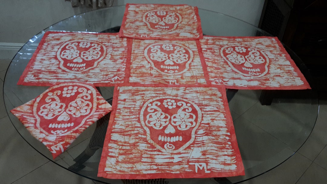Batik Napkins, Handmade Batik Napkins, Cloth Napkins, Dinner Napkins - Etsy