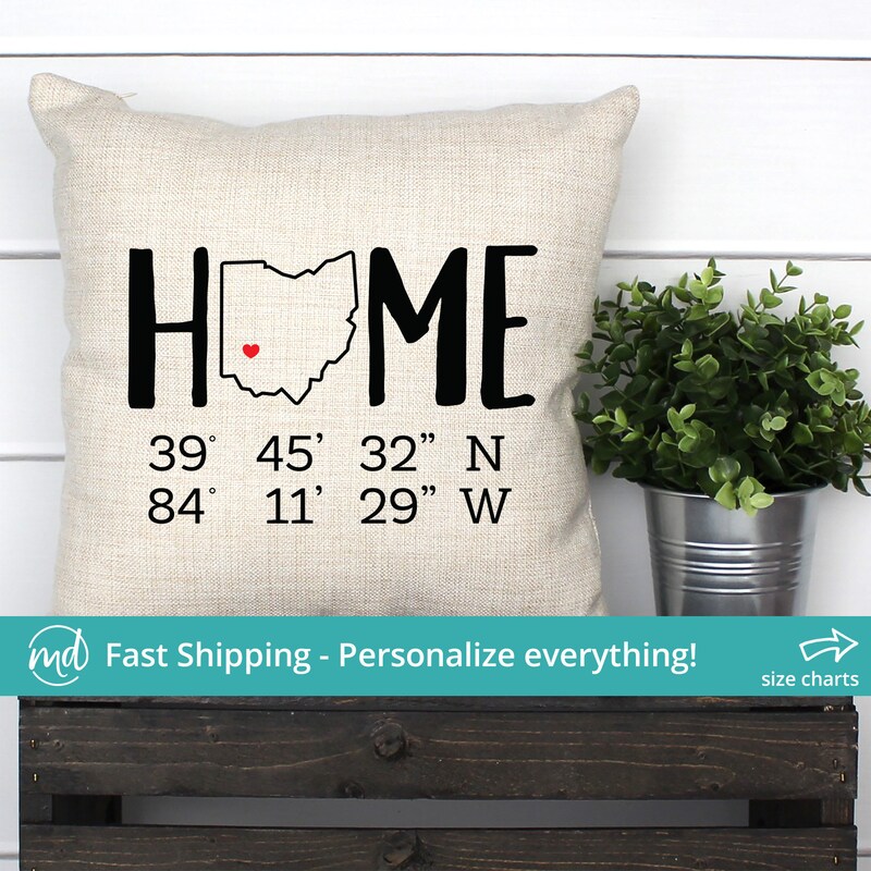 Ohio State Pillow - Etsy