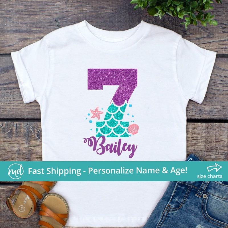 7th Birthday Mermaid Theme - Etsy