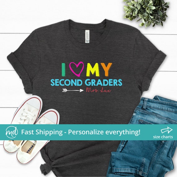 I Love My Second Graders I Love My 2nd Graders 2nd Grade | Etsy