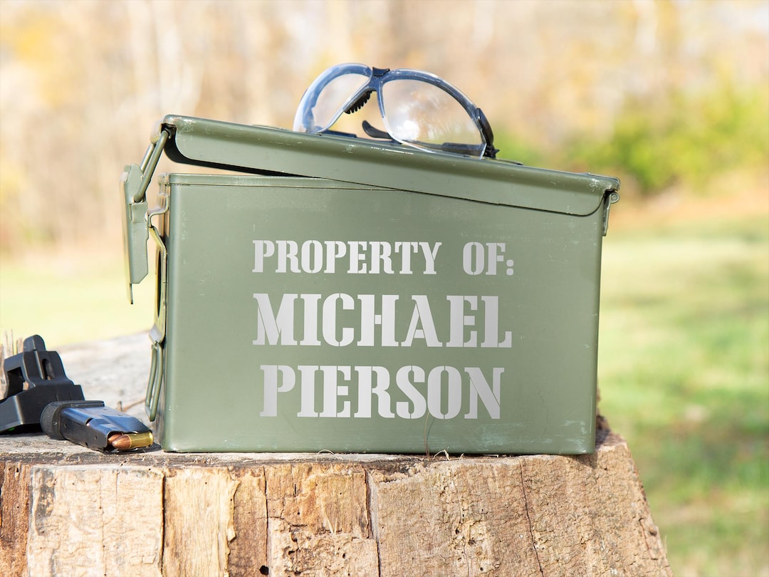 Personalized Ammo Box, Ammo Can Engraved Gifts for Men, Ammo Storage ...