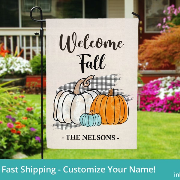 Fall Garden Flag - Etsy