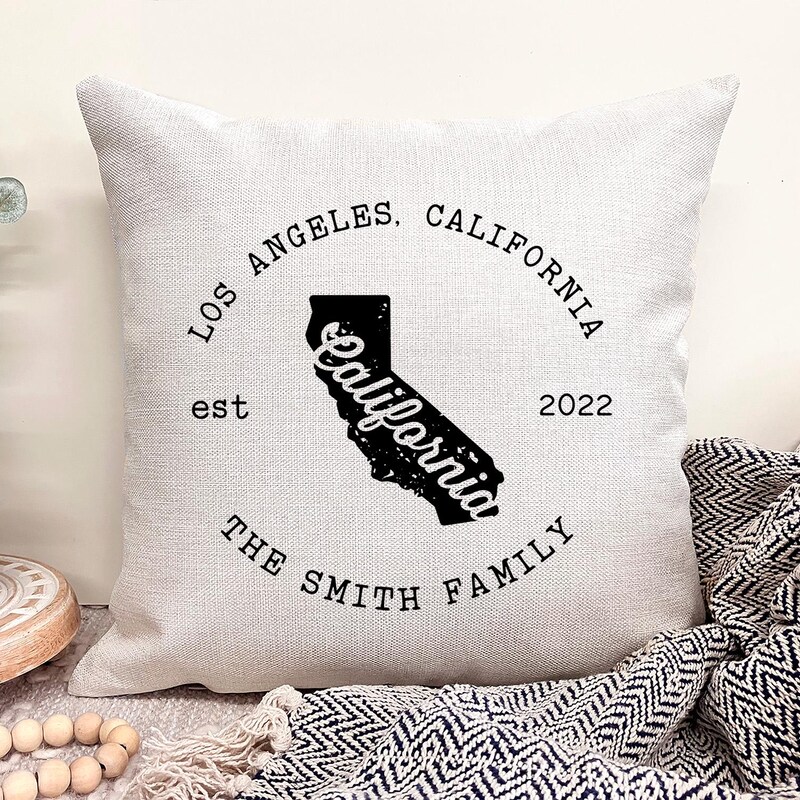 State Pillow - Etsy