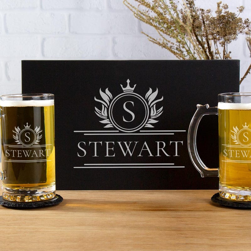 Custom Beer Glasses - Etsy