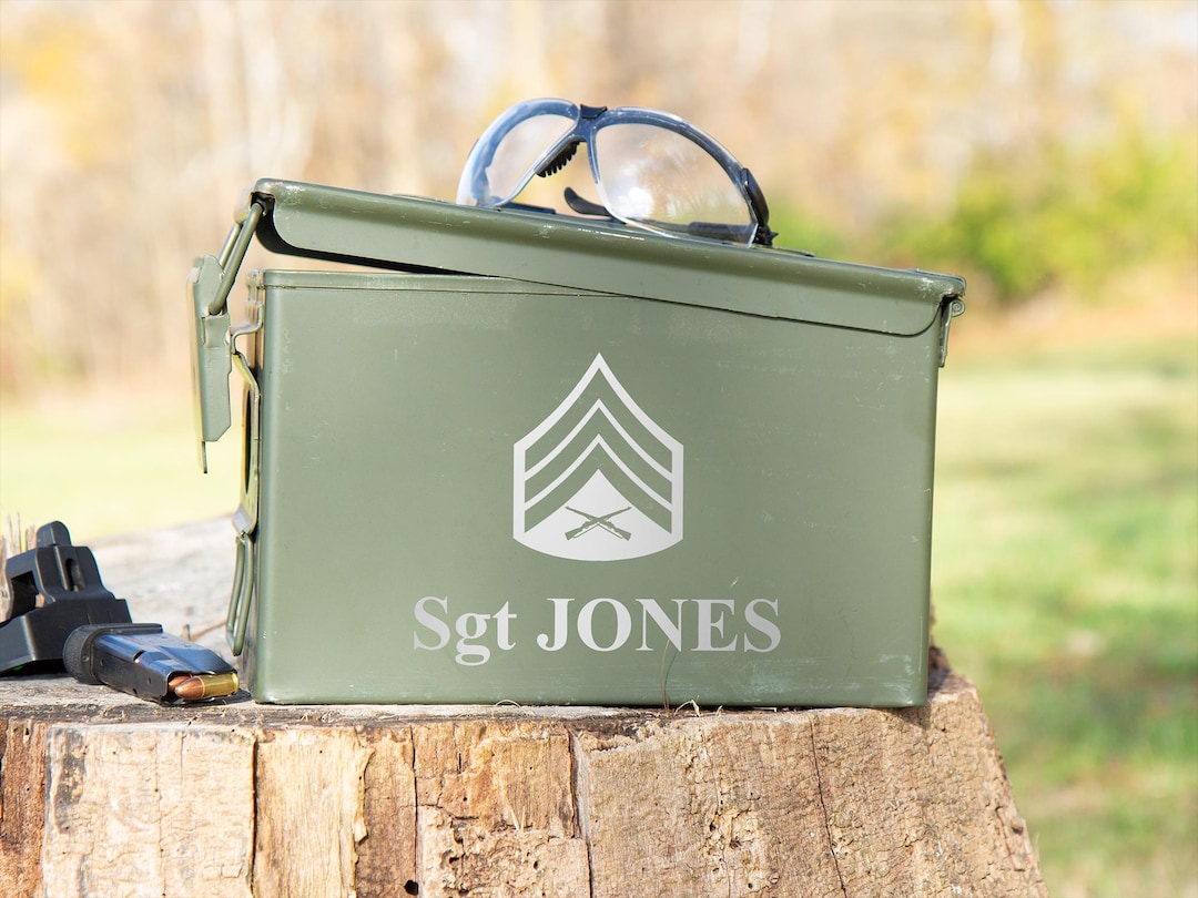 Custom Ammo Can Marine Corps Gifts for Men, Engraved Ammo Box, Marine ...