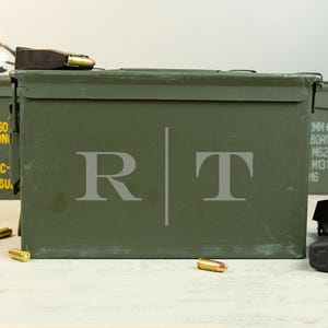 Engraved Ammo Can, Ammo Box, Personalized Groomsmen Gifts, Custom Ammo ...