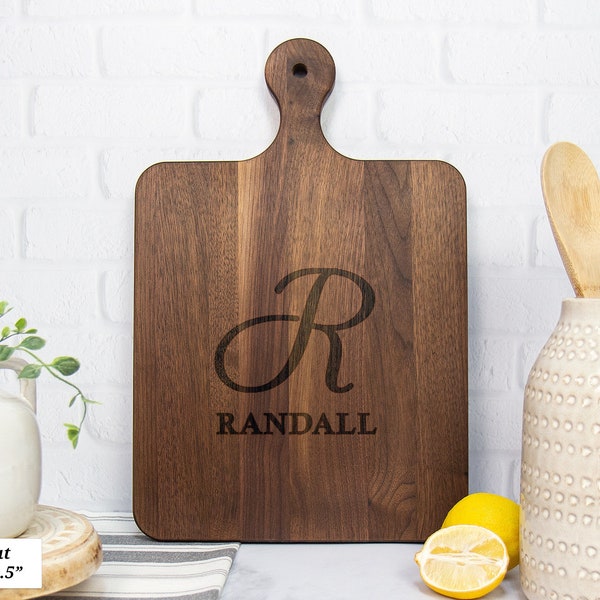 Cutting Board Last Name Engraved - Etsy