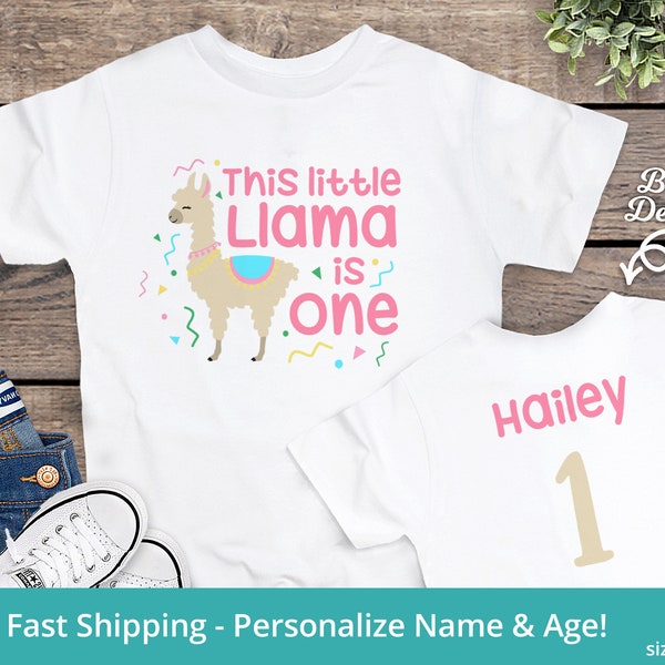 Llama First Birthday - Etsy