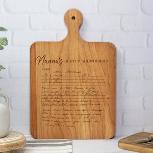 Handwritten Recipe Cutting Board, Personalized Cutting Boards, Engraved ...