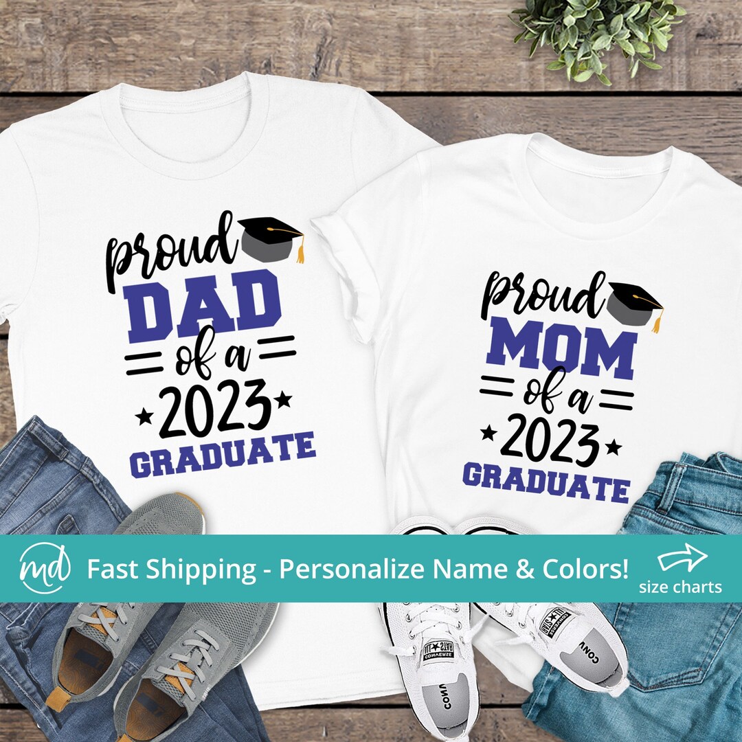 Graduation Family Shirts 2024 Grad Mom, Proud Mom of a 2024 Graduate ...