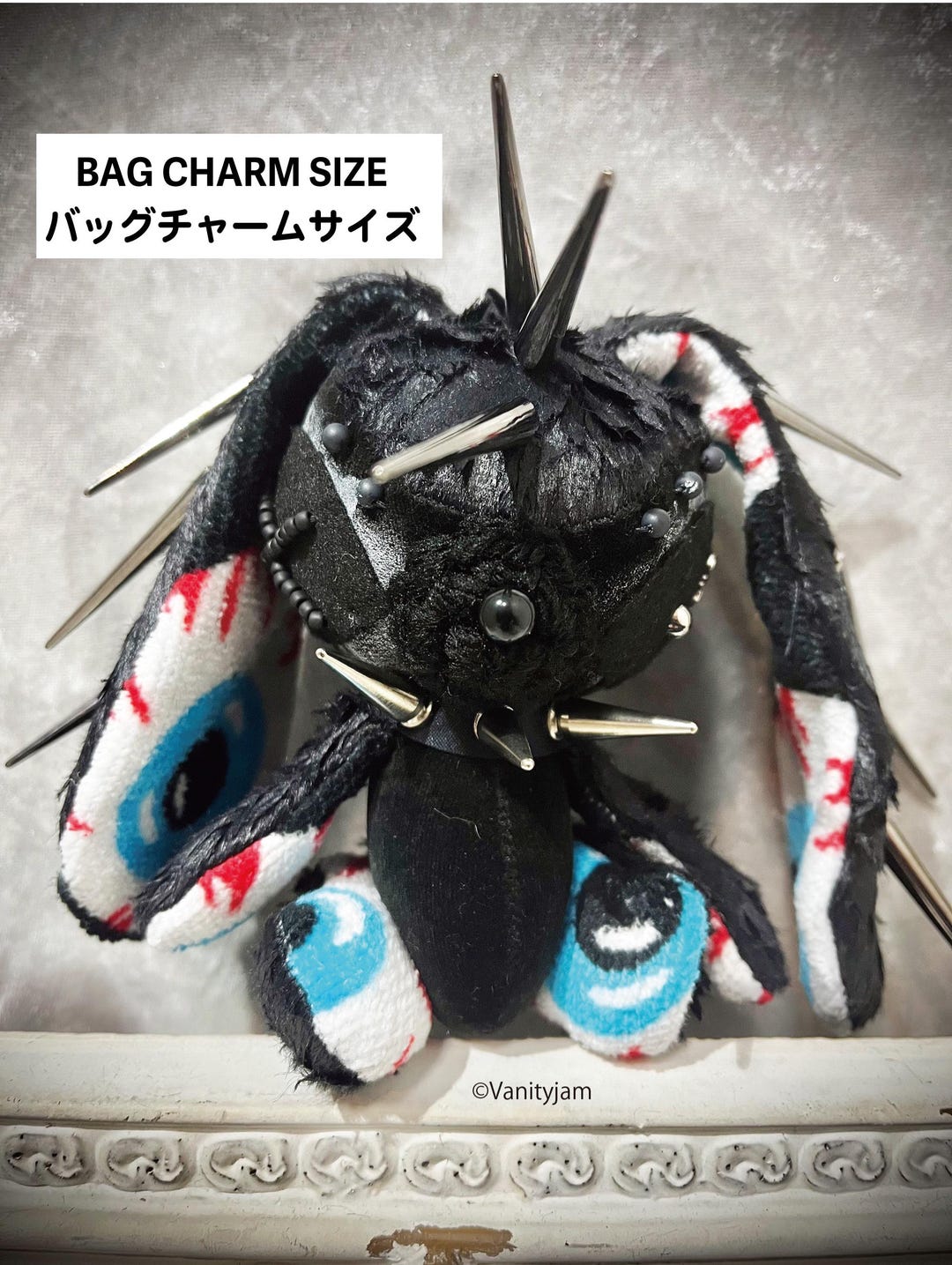 Gothic Plushie, Handmade, Gothic Plushie, Creepy Rabbit, Eyeball ...