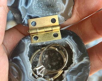 Geode ring box | Etsy