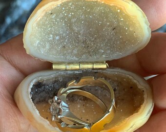 Geode Ring Box - Etsy
