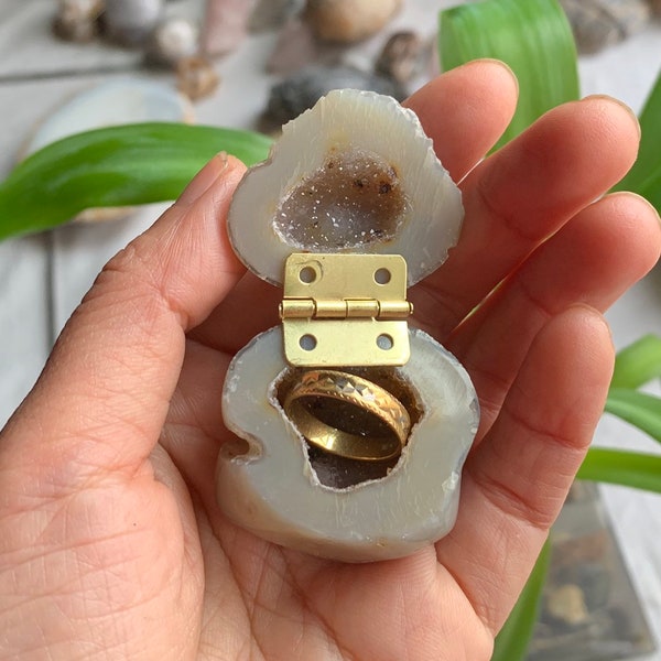 Geode Ring - Etsy