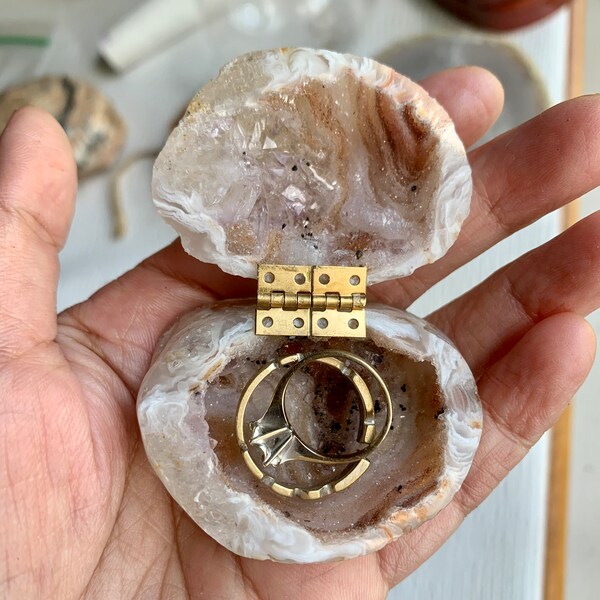 Geode Ring Box - Etsy