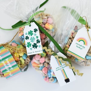 Printable St. Patrick's Day Gift Tag, Cereal St. Patricks Day Tag, St ...