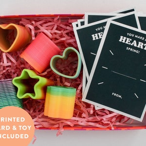 Slinky Valentine for School KIT, Classroom Valentines for Kids, for ...