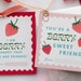 Printable Fruit Snack Valentine Tag, Berry Classroom Valentines for ...