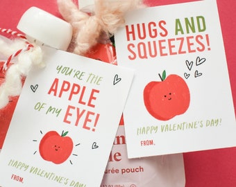 Awesome Sauce Applesauce Valentine Printable,main Squeeze Valentine ...