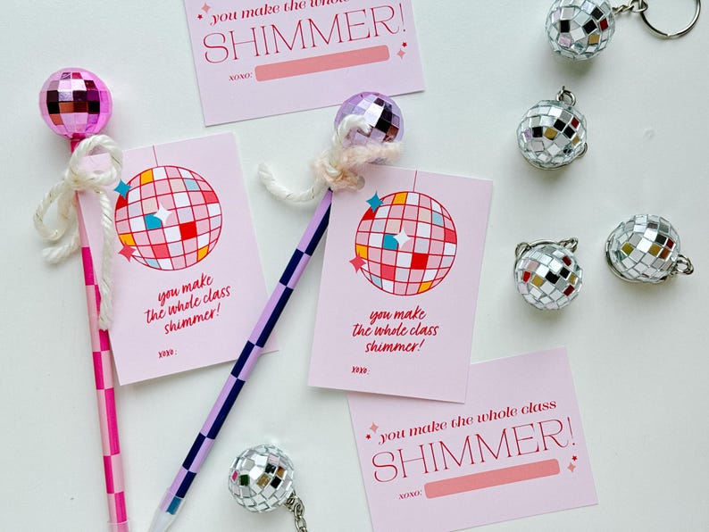 Printable Kids Disco Swiftie Valentine Tag, You Make the Whole Class ...