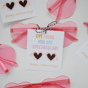 Printable Sunglasses Valentine Tag, You Are Spectacular, Valentines for ...