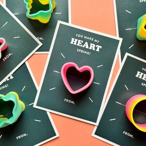 Slinky Valentine for School KIT, Classroom Valentines for Kids, for ...