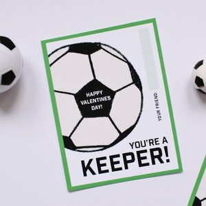 Printable Sports Valentine Tag, Sports Valentines for Kids, for School ...