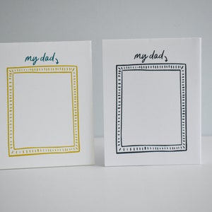 Printable Father's Day Card, All About My Dad, Father's Day Decor, Gift ...