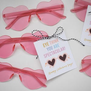 Printable Sunglasses Valentine Tag, You Are Spectacular, Valentines for ...