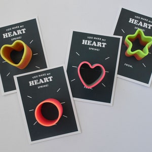 Slinky Valentine for School KIT, Classroom Valentines for Kids, for ...