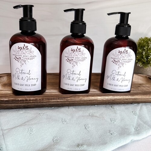Goat Milk Hand & Body Wash Liquid Soap - Etsy