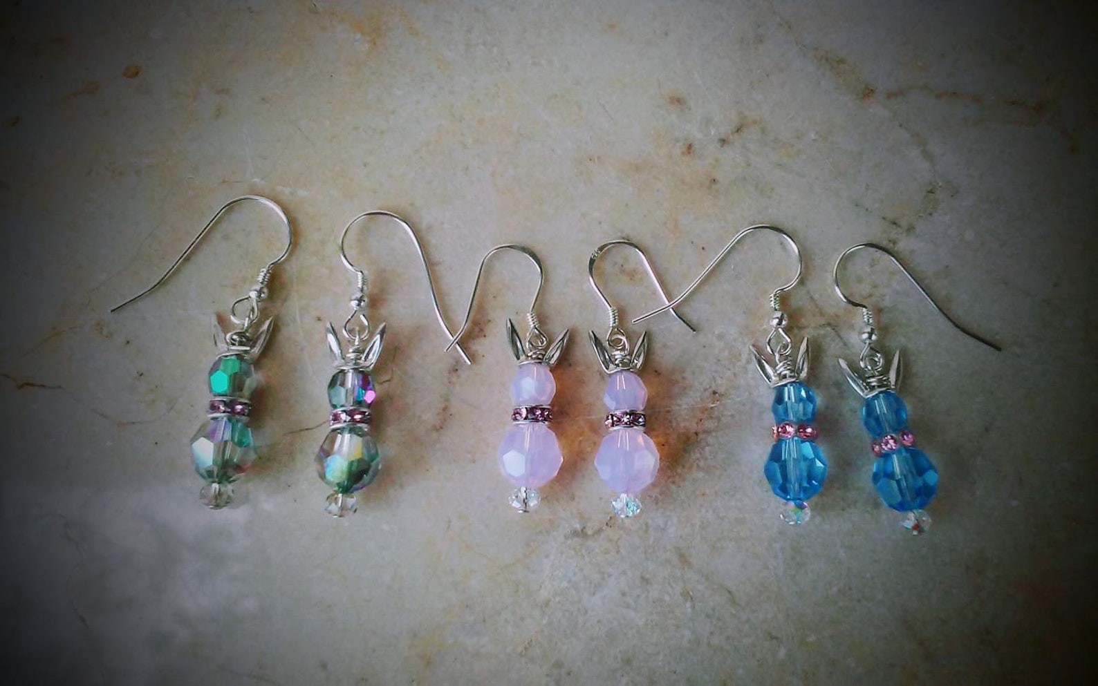 Crystal Bunny Earrings for Easter, Bunny From Swarovski Crystals ...