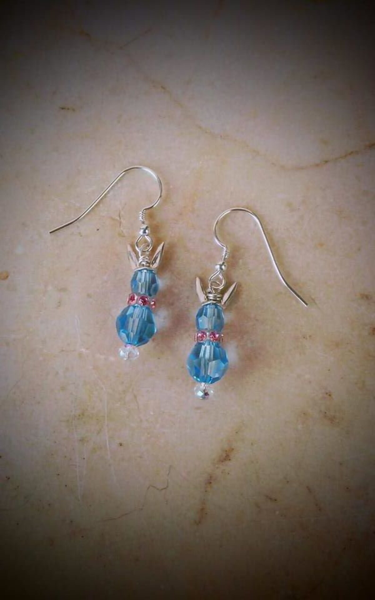 Crystal Bunny Earrings for Easter, Bunny From Swarovski Crystals ...