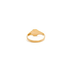 Antique 10K Gold Baby Signet Ring Victorian Solid Rose Gold Initial R ...