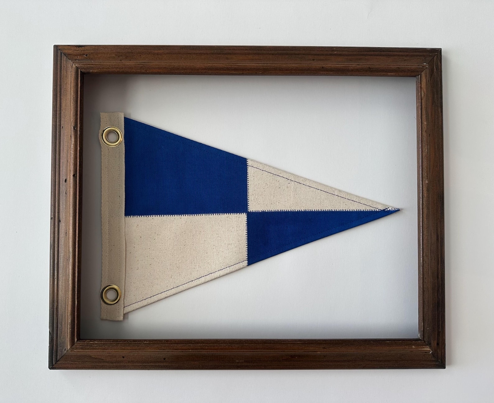 Blue Signal Checkered - Pennant Sailing Flag - Etsy