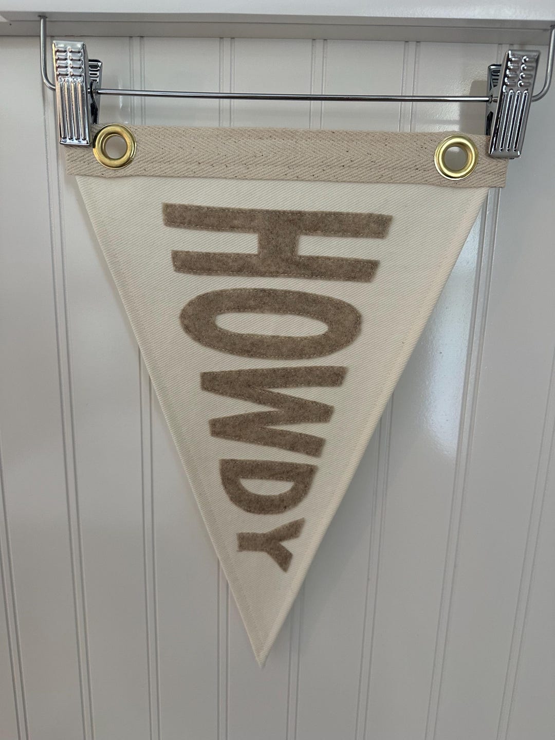 HOWDY Pennant Flag - Etsy