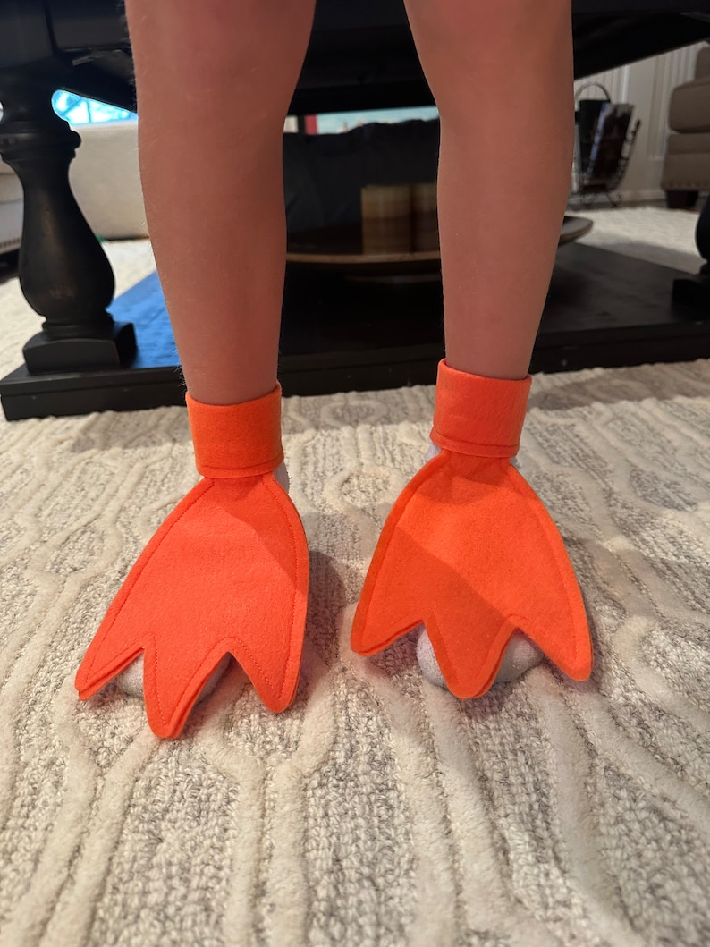 Bird Feet Costume Sewing Pattern: Penguin, Duck Feet Shoe Covers (PDF ...