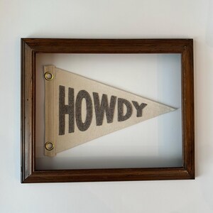 HOWDY - Pennant Flag - Etsy