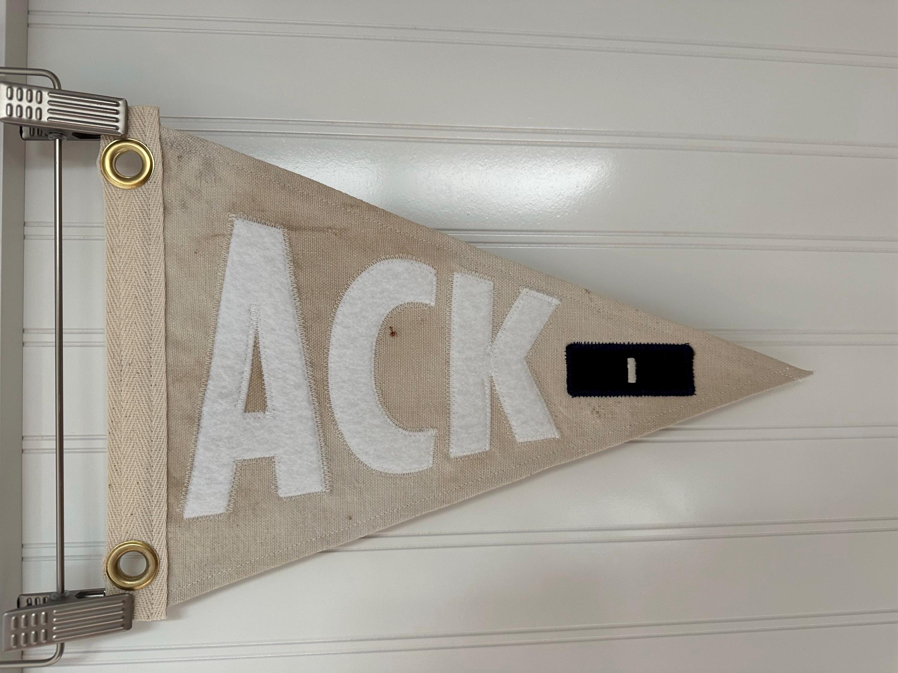 ACK Nantucket Pennant Flag - Etsy