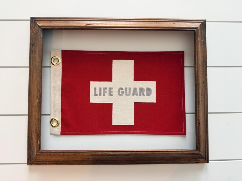 Life Guard Pennant / Flag - Etsy