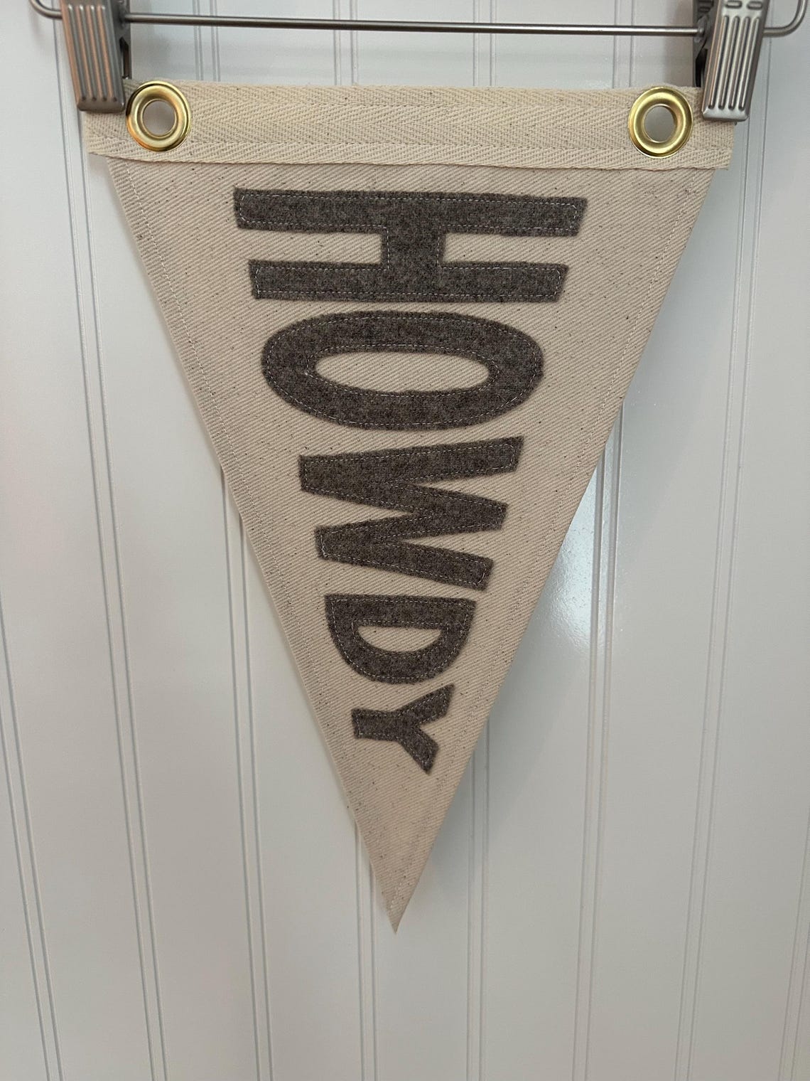 HOWDY Pennant Flag - Etsy
