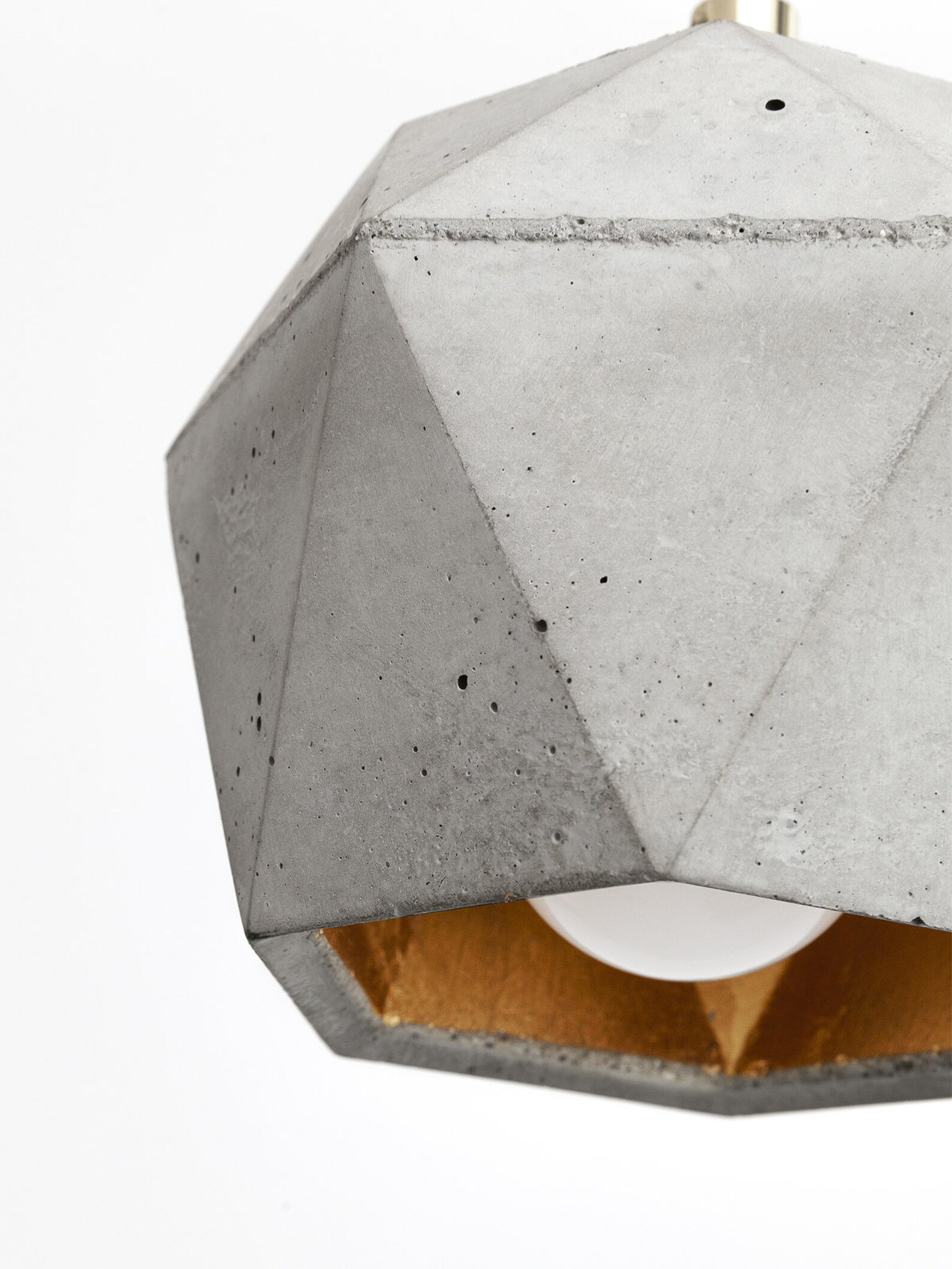 Concrete Pendant Light T2 Small - Etsy